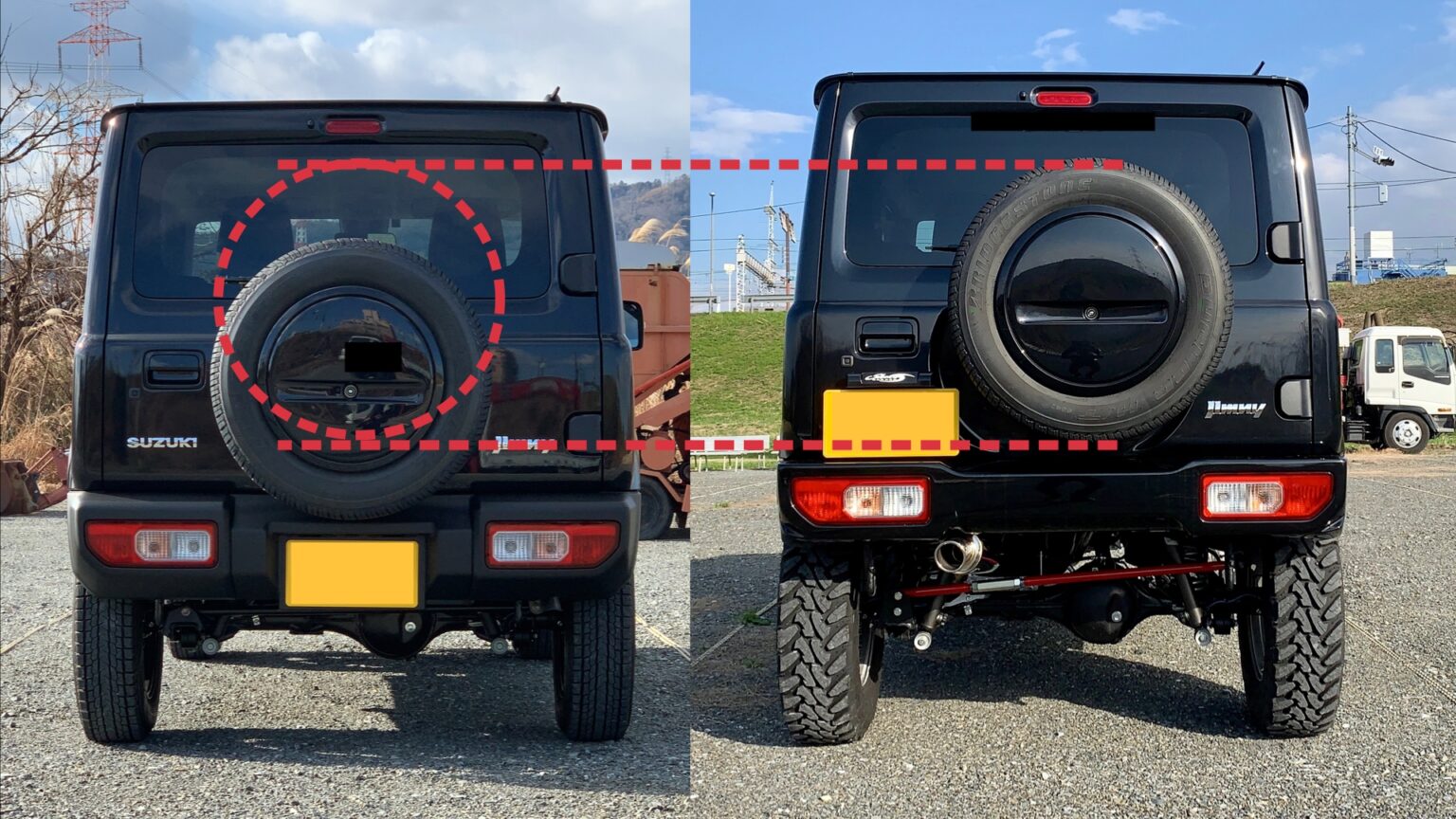 【新型ジムニーJB64】ノーマル&カスタム 見た目を比較！